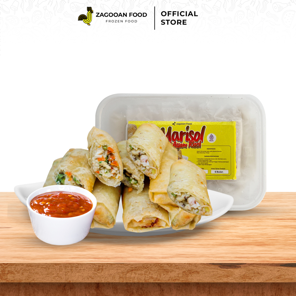 Jual Risoles Risol Ayam Marisol Zagooan Frozen Food isi 12 300gr ...