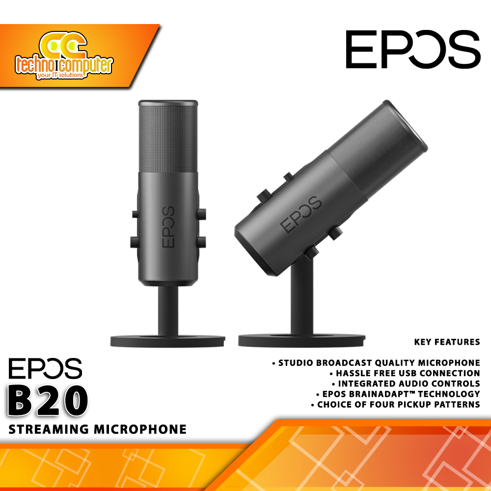 Jual MICROPHONE EPOS B20 - USB Streaming Microphone | Shopee Indonesia