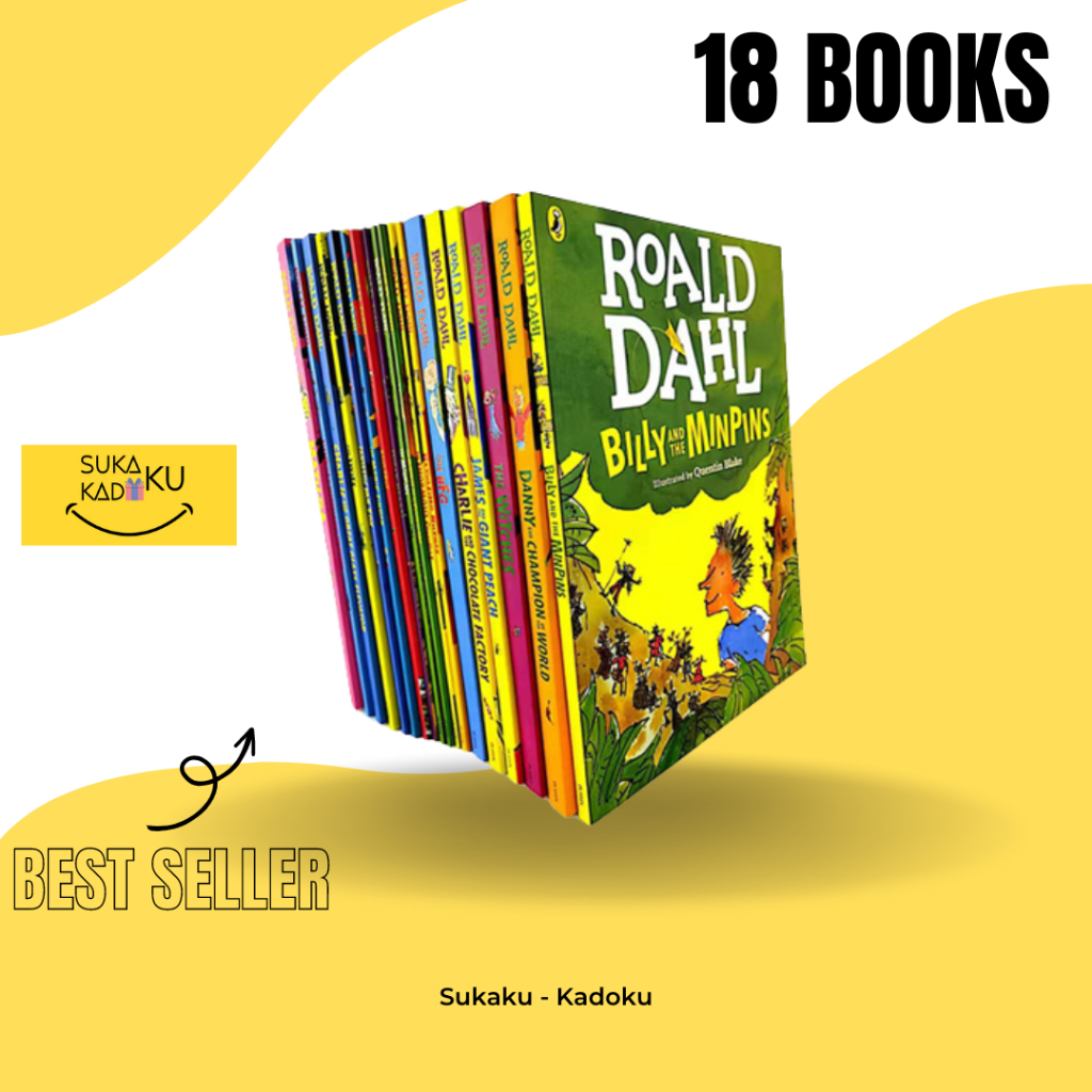Jual Roald Dahl English Set A4 - English Story Book for Kids Buku Import Bahasa Inggris | Shopee ...