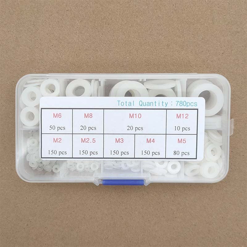 Jual 780pcs Ring Washer Bentuk O Bahan Nilon Tipe M2 M2.5 M3 M4 M5 M6 M8 M10 M12 | Shopee Indonesia