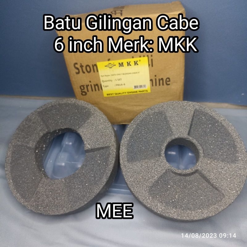 Jual BATU GILINGAN CABAI MKK 6" PMJA-6 STONE FOR CHILI GRINDING MACHINE ...