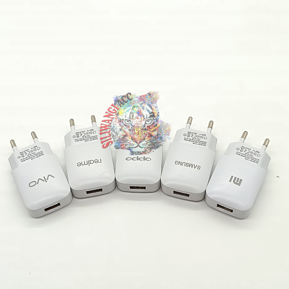 Jual Kepala Adaptor Charger 2.4A Batok Adapter Charger Casan 1 USB Port | Shopee Indonesia