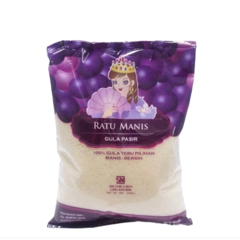 Jual GULA PASIR PUTIH RATU MANIS 1KG | Shopee Indonesia