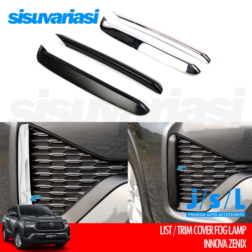 Jual Innova Zenix Aksesoris JSL Trim List Cover Fog Lamp Lampu Kabut ...