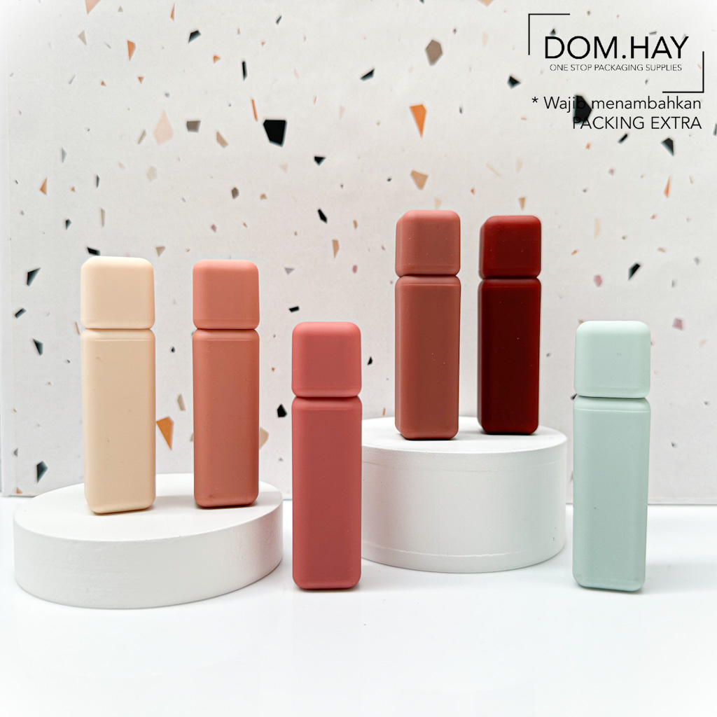 Jual 5ml Botol Lip Gloss Kotak Kosong Kosmetik Packaging Pewarna Bibir ...