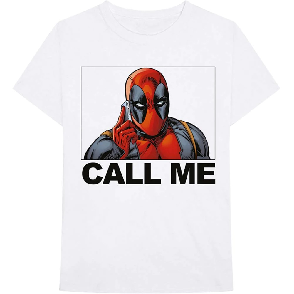 Jual BAJU KAOS Deadpool Call Me Slim Fit T-shirt | Shopee Indonesia