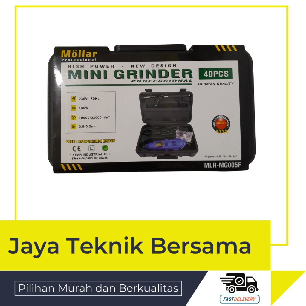 Jual MOLLAR MG007 Mini Grinder Set 40 Pcs Bor Gerinda Tuner Heavy Duty MURAH BERKUALITAS ...