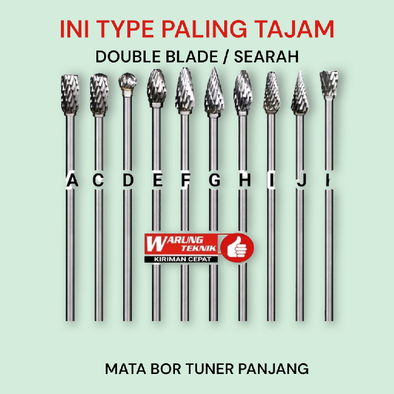 Jual MATA BOR TUNER PANJANG 10CM TUNNER CUNER CUNNER BATANG PORTING 3MM ...
