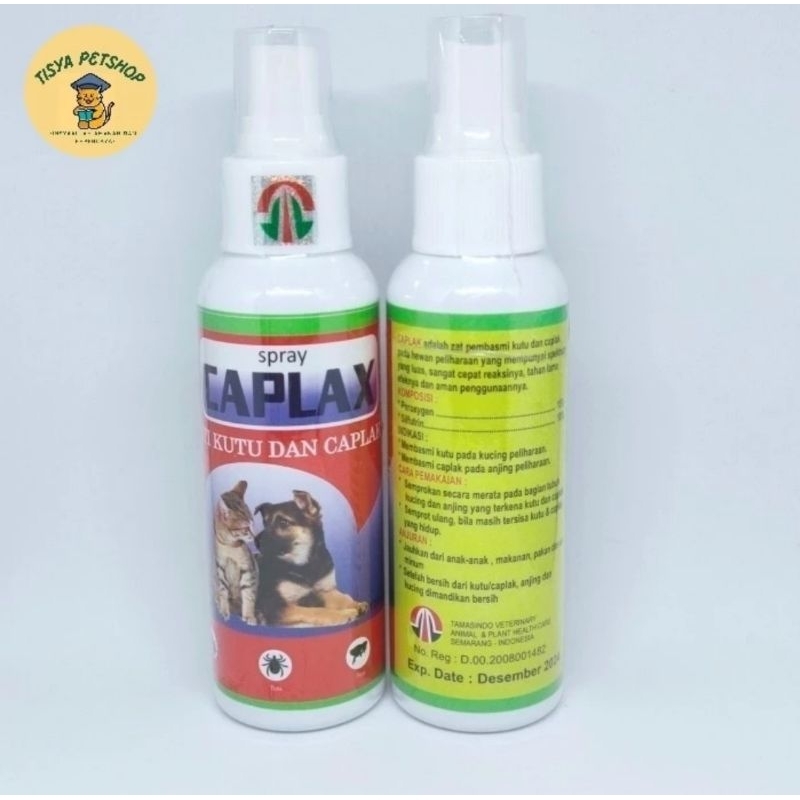 Jual Caplax Spray 120 Ml - Obat Semprot Kutu Kucing Anjing Anti Caplax ...
