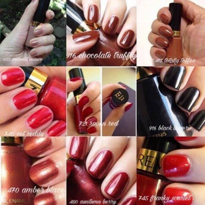 Jual Revlon nail enamel/kutek viral/kutek revlon | Shopee Indonesia