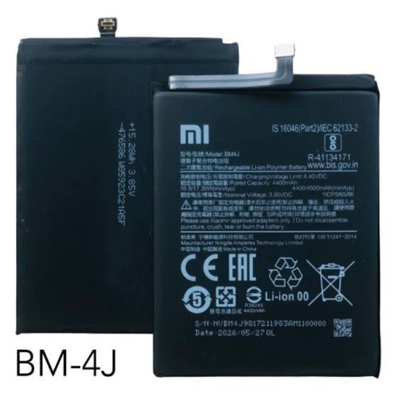 Jual Battery Xiaomi Redmi Note 8 Pro (BM4J) (Batt Baterai) | Shopee ...