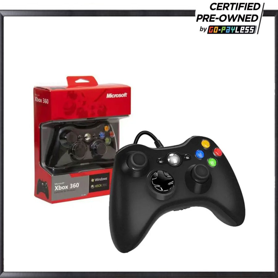 Jual Stik Stick Xbox 360 PC Controller Wired (Black) | Shopee Indonesia