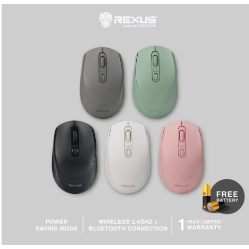 Jual ITSTORE Rexus Mouse Wireless Office Q35 Silent Click Dual ...