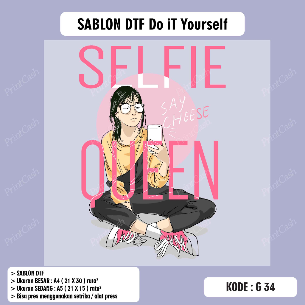 Jual SABLON DIY, SABLON SETRIKA, SABLON DTF, SABLON UNTUK KAOS TAS ...