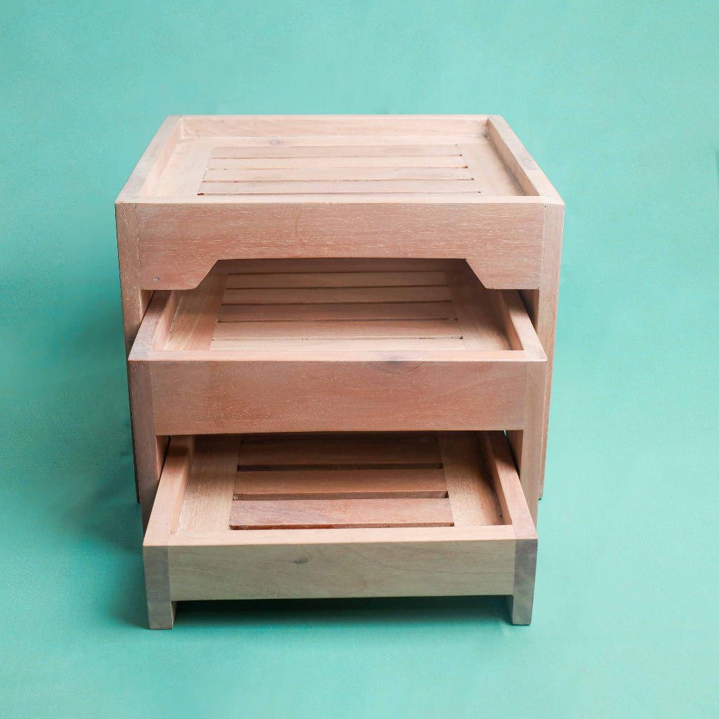 Jual Rak Kue Susun Tingkat / Cake Stand Kayu / Cake Display (TCS-004-2 ...
