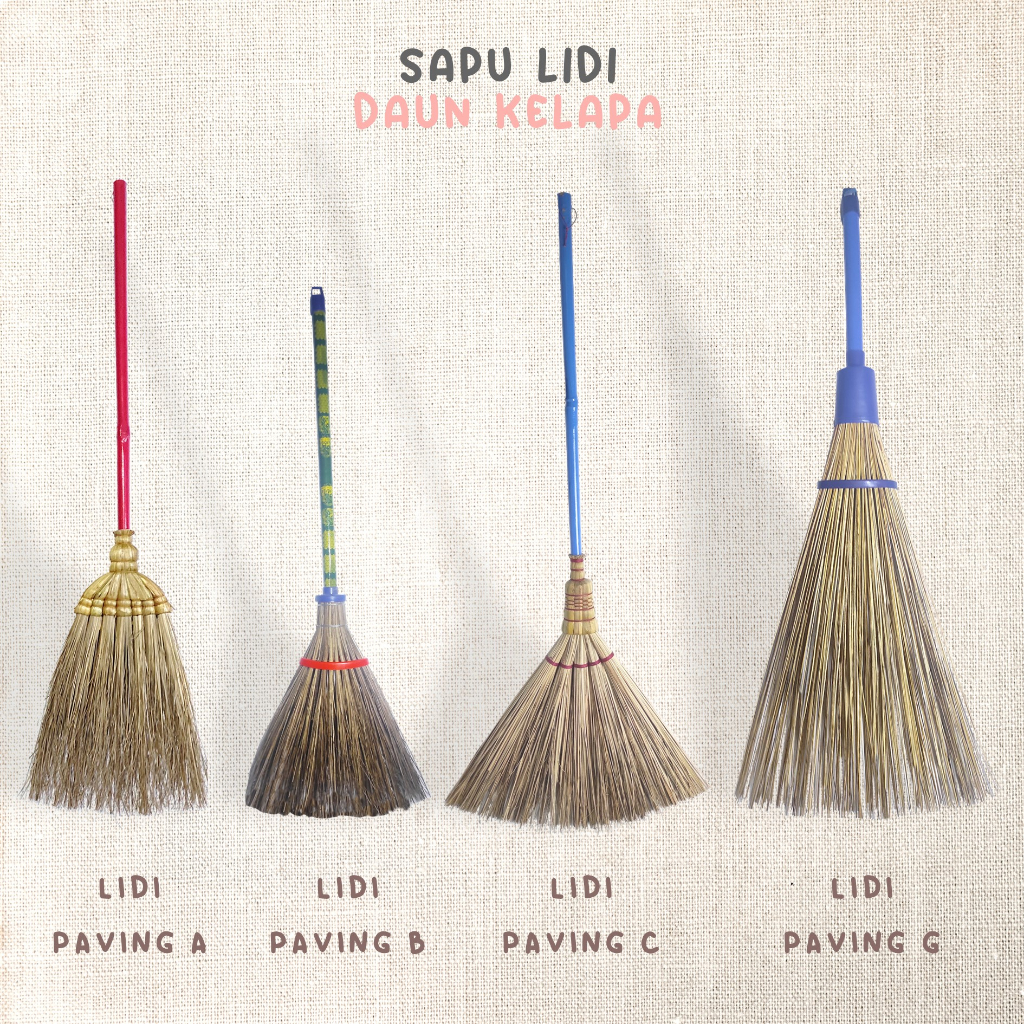 Jual Sapu Lidi Halaman Daun Kelapa Tebal, Tipe Sapu Lidi Paving ...