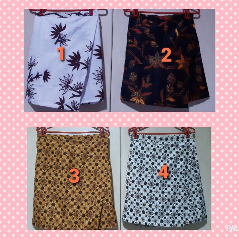 Jual Celana Rok Batik Belah Samping all size | Shopee Indonesia