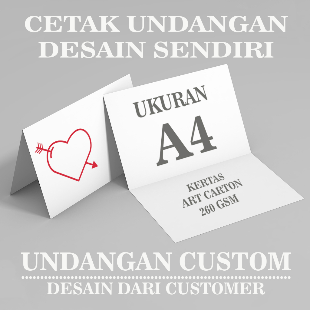 Jual Ukuran A4, Cetak OFFSET Kertas Art Carton 260 GSM (GLOSSY) - Cetak ...
