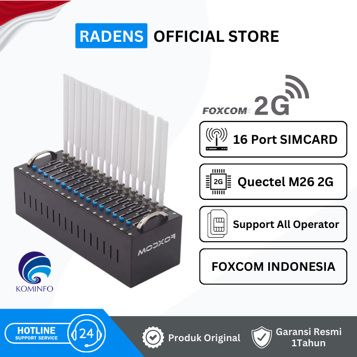 Jual Modem Pool FOXCOM 16 Port USB 2G Quectel M26 | Shopee Indonesia