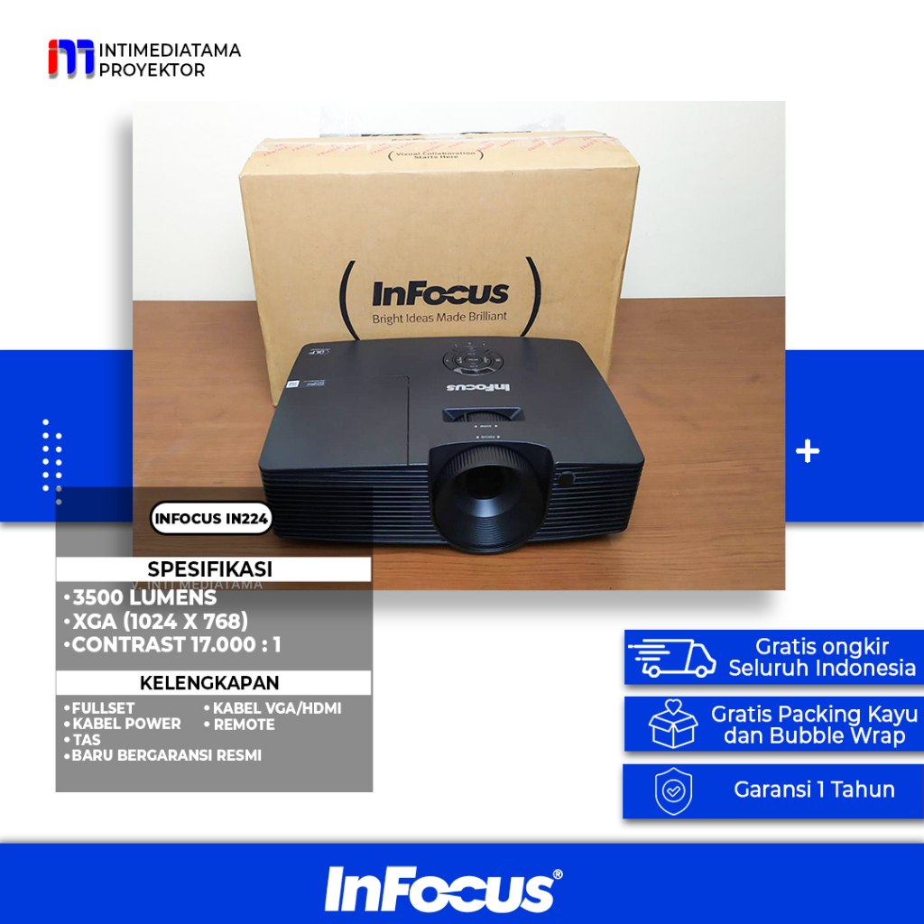 Jual Proyektor Infocus IN224 BARU | Shopee Indonesia