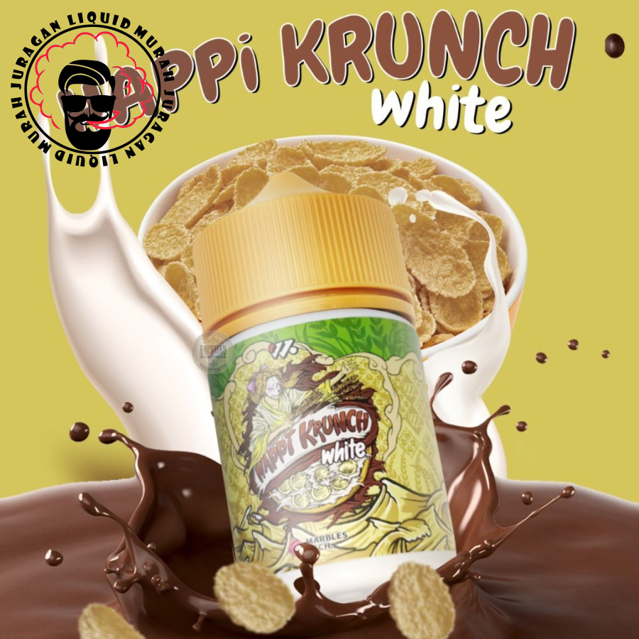 Jual HAPPI KRUNCH V2 WHITE CEREAL LIQUID 60ML BY WISE JUICE X ARIFFARISAN | Shopee Indonesia