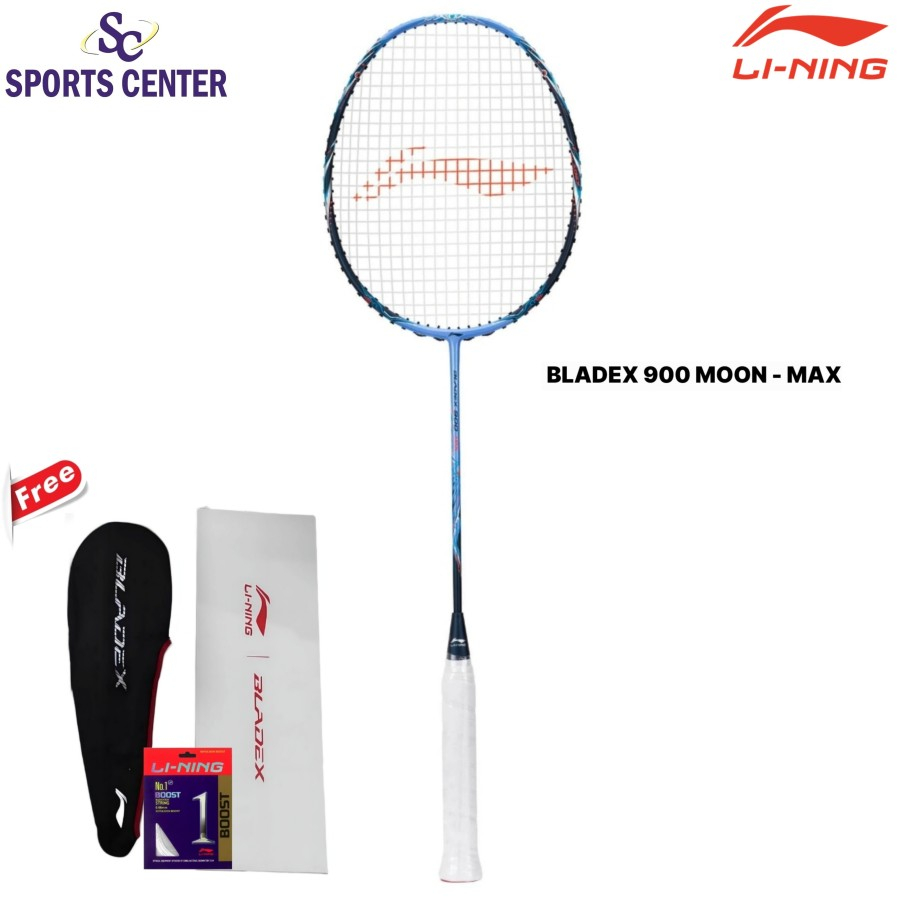 Jual New Raket Badminton Lining Bladex 900 Moon Max | Shopee Indonesia