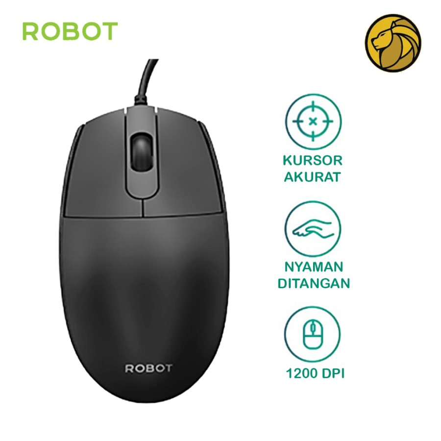 Jual Mouse USB ROBOT M102 untuk PC dan laptop | Shopee Indonesia