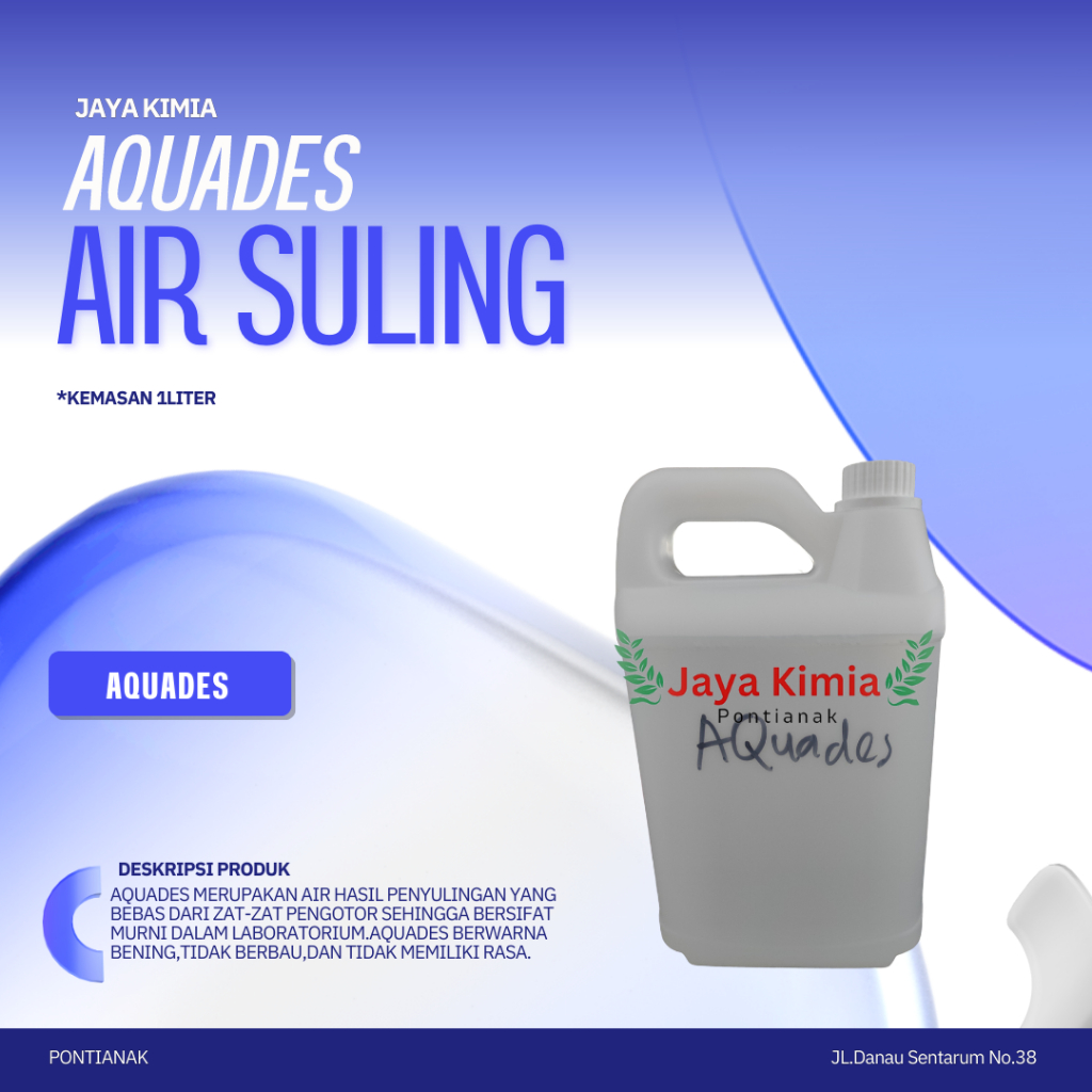 Jual DISTILLED WATER/AIR SULING/AIR MURNI/Aquades 1 liter | Shopee ...