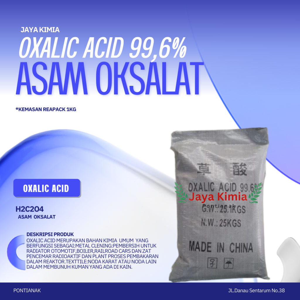 Jual OXALIC ACID/OSASIR/PEMBERSIH LANTAI DAN KERAMIK/o xalic acid 1kg ...