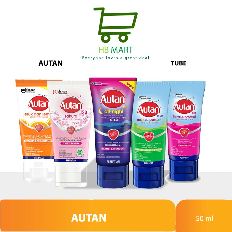 Jual AUTAN BODY LOTION ANTI NYAMUK 50ML | Shopee Indonesia