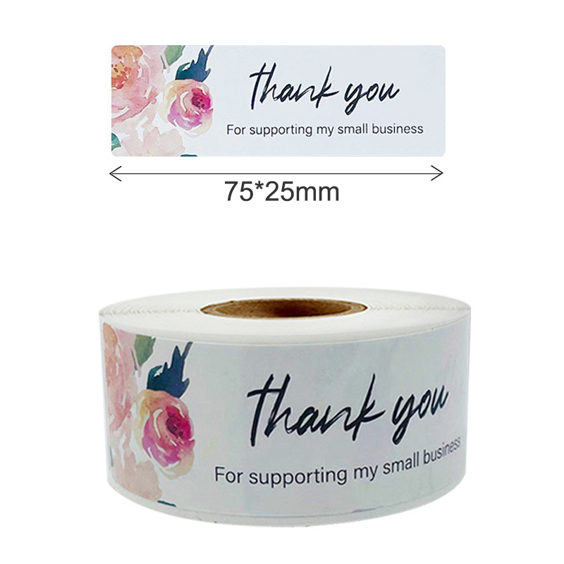 Jual Sticker Thank You Stiker Terima Kasih Label Sticker Thank You Isi