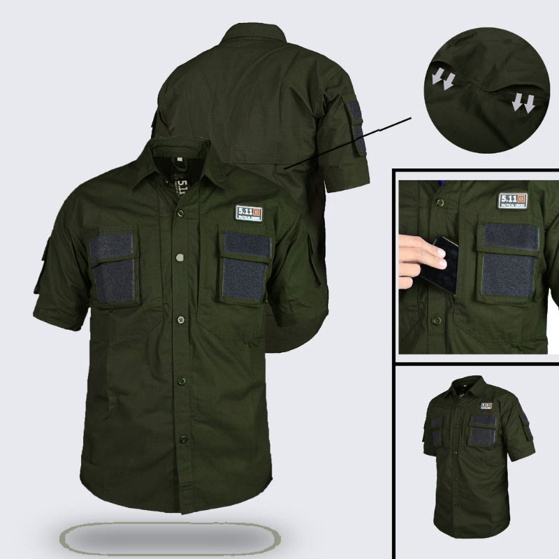 Jual Kemeja Kerja Lapangan American Ripstop Outdoor Seragam Tactical Outdoor Pakaian Pdl Pdh