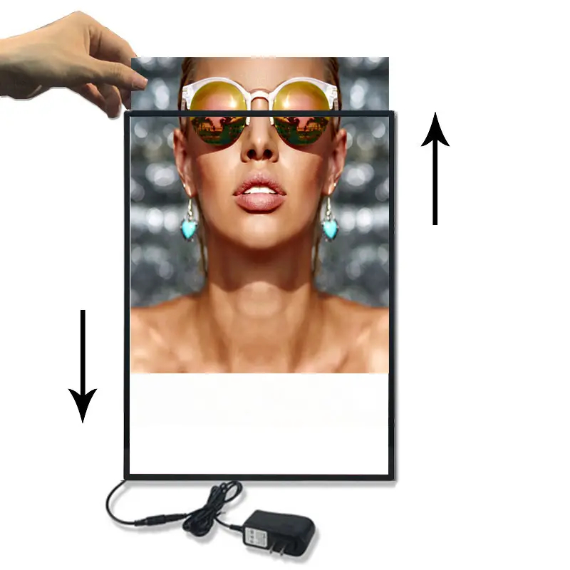 Jual Slim LED Frame size A3 Light Box Tempered Glass Display Menu ...