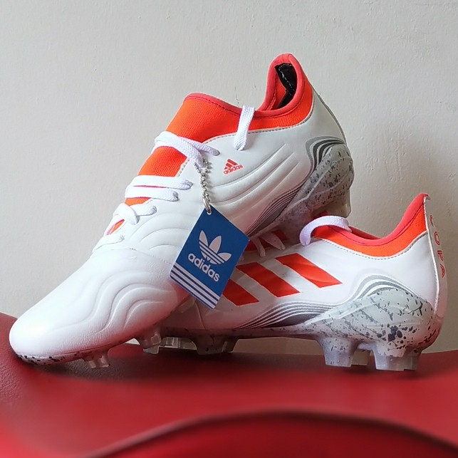 Jual Sepatu Bola Adidas Copa 19.1 White Solar Red | Shopee Indonesia