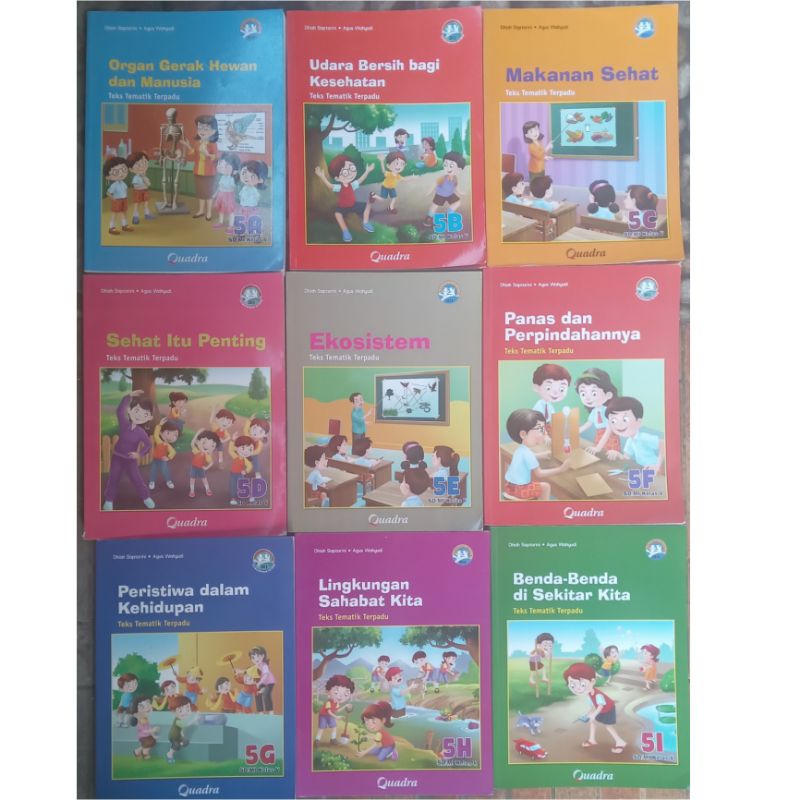 Jual Buku Teks Tematik Terpadu Sd Mi Kelas 5 Tema 5a 5b 5c 5d 5e 5f 5g