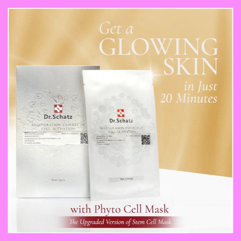 Jual Dr Schatz NEW Stemcell Mask / Phyto Cell Mask / Apple Stem Cell Mask | Shopee Indonesia