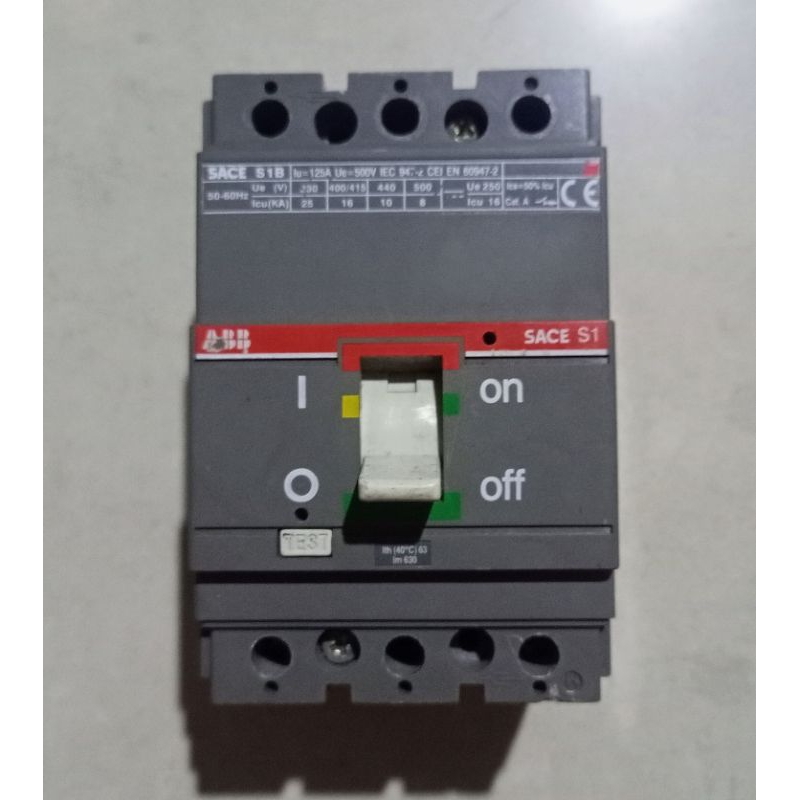 Jual MCCB ABB sace S1B 125A | Shopee Indonesia