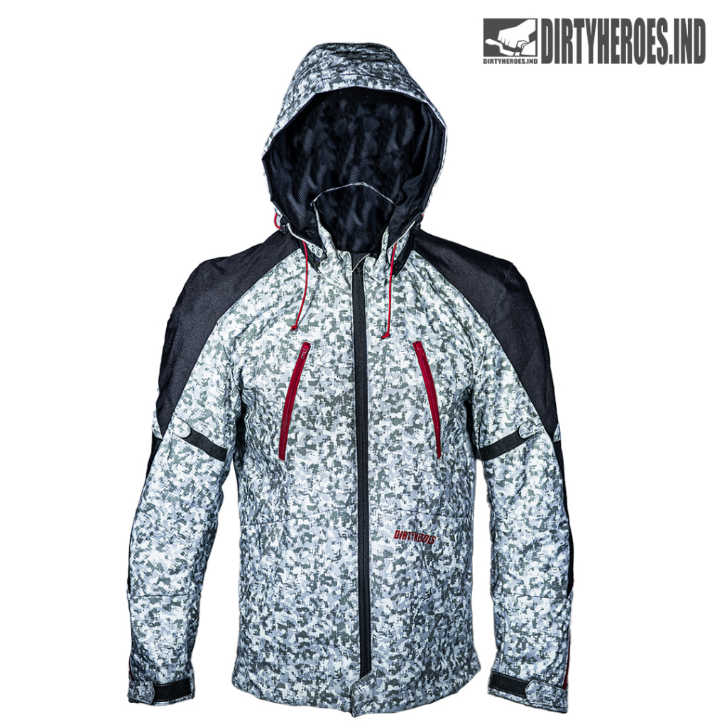 Jual DIRTY HEROES WATERPROOF CAMO WHITE JACKET V1 / JAKET / VARSITY ...