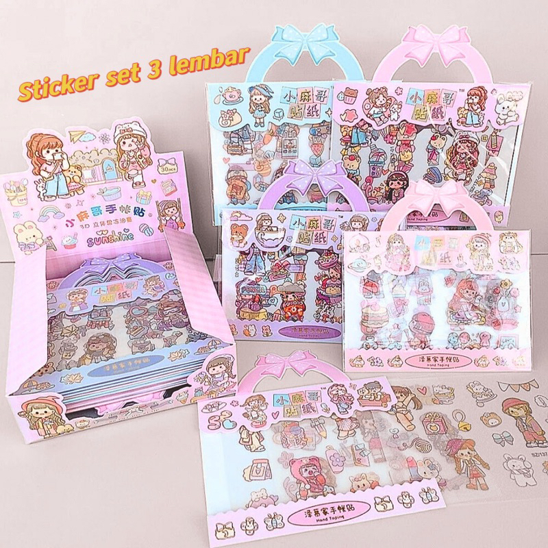 Jual STICKER MOMO SET 3 LEMBAR, STIKER KUROMI SET, STIKER MOMO 3 LEMBAR ...