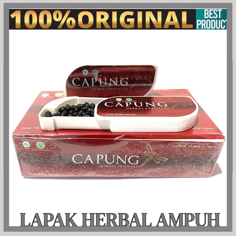 Jual Capung Herbal Pastilles Permen Hisap Untuk Meredakan Batuk ...