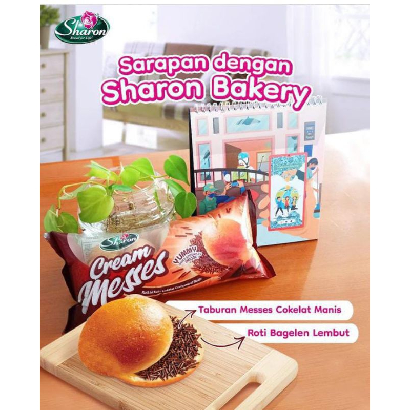 Jual Sharon Roti Cream Meses 200gram isi 5pcs | Shopee Indonesia