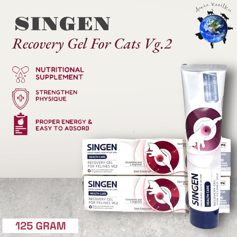 Jual Singen Recovery Gel Vg.2 For Cats - Nutrition Supplement Immune ...