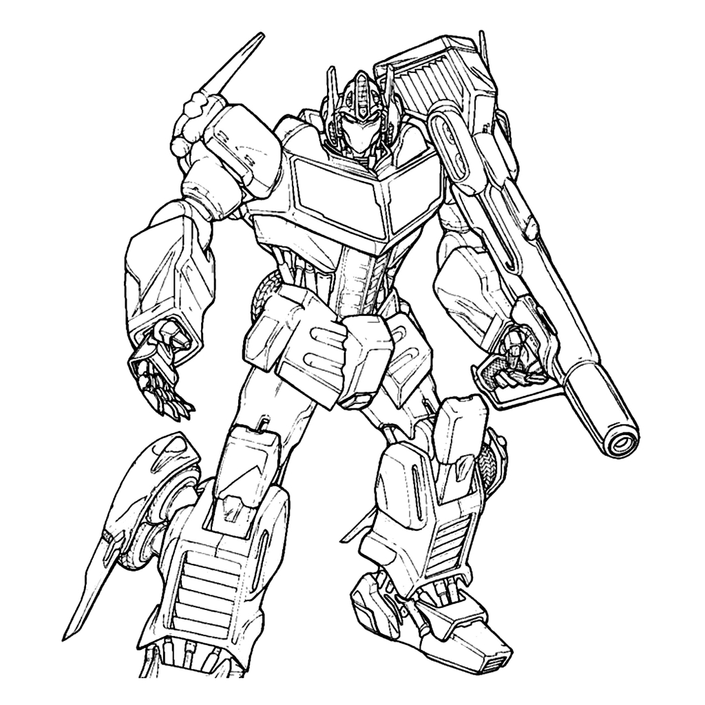 Jual Gambar Sketsa Mewarnai / Transformers / Part 2 / Gambar Sketsa ...