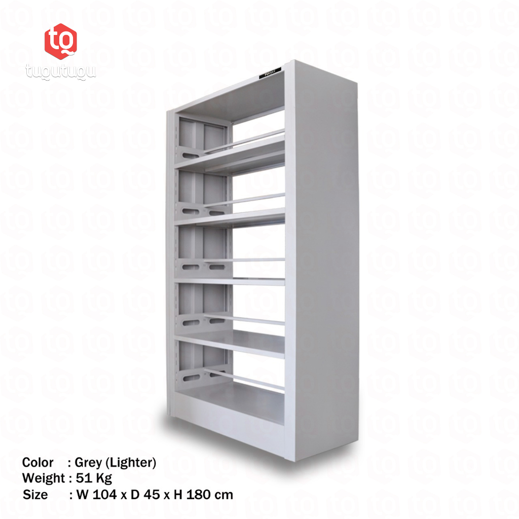 Jual Rak Besi Buku Majalah Perpustakaan Koleksi 2 Muka | Shopee Indonesia