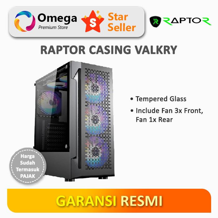 Jual Casing Gaming Raptor Valkry | Shopee Indonesia