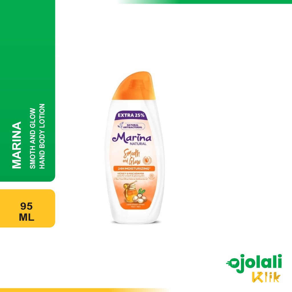 Jual Marina Natural Hand and Body Lotion - Smooth and Glow 95ml murah | Shopee Indonesia