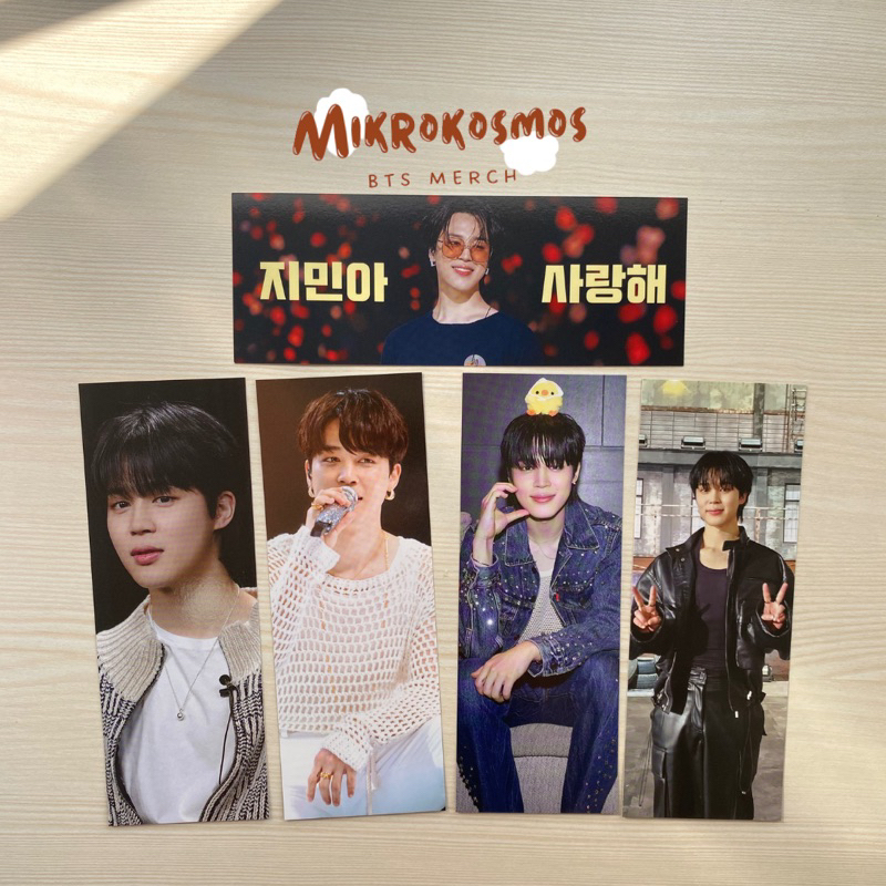 Jual FANMADE MYONGDONG - Jimin Bookmark Set | Shopee Indonesia