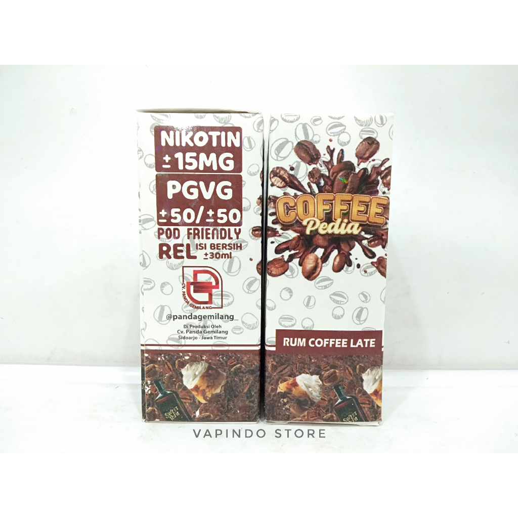 Jual PODS FRIENDLY COFFEE PEDIA RUM LATTE 30ML 15MG COFFEEPEDIA ...