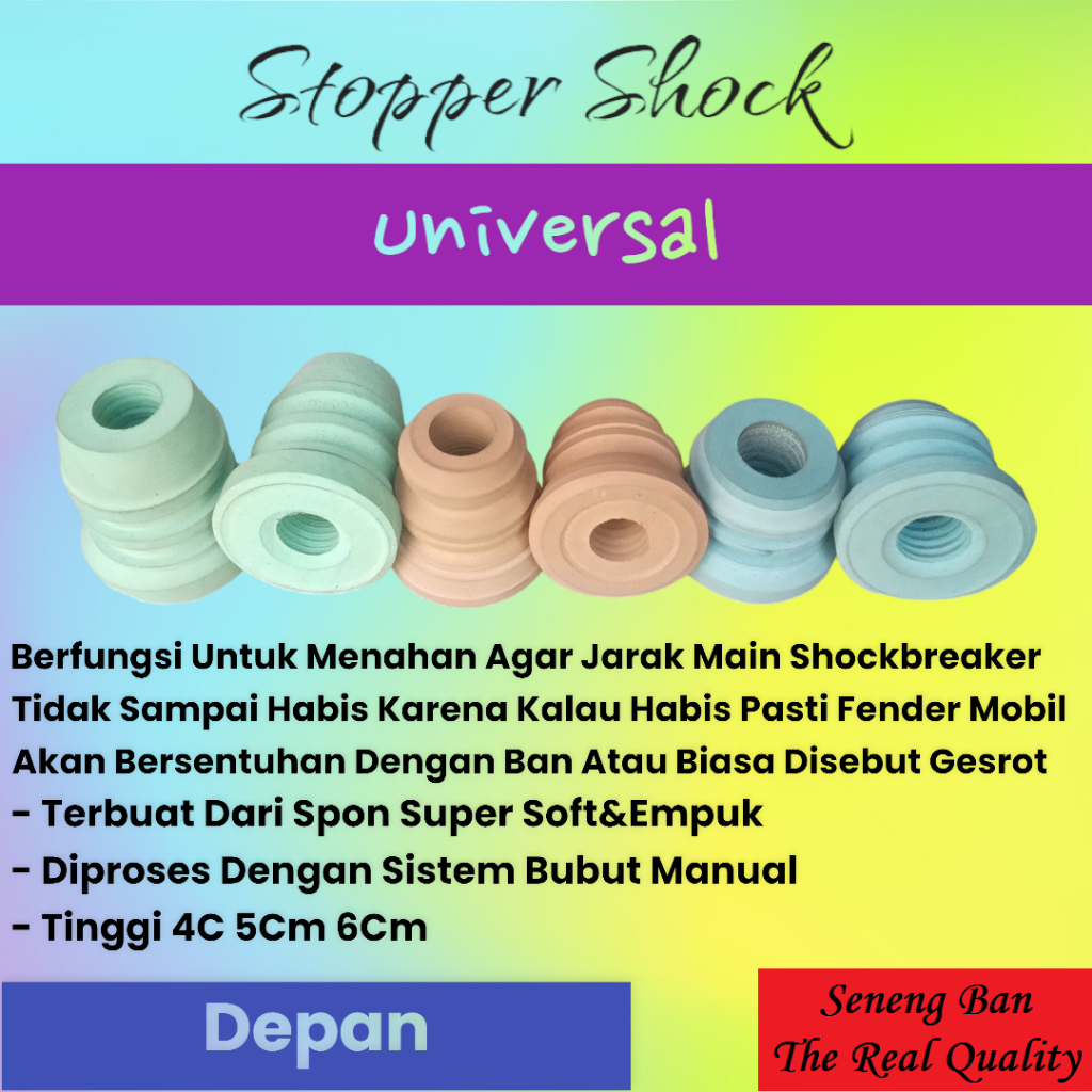 Jual Stopper Shock Shockbreaker Depan Bahan Spon Super Soft Avanza Rush ...