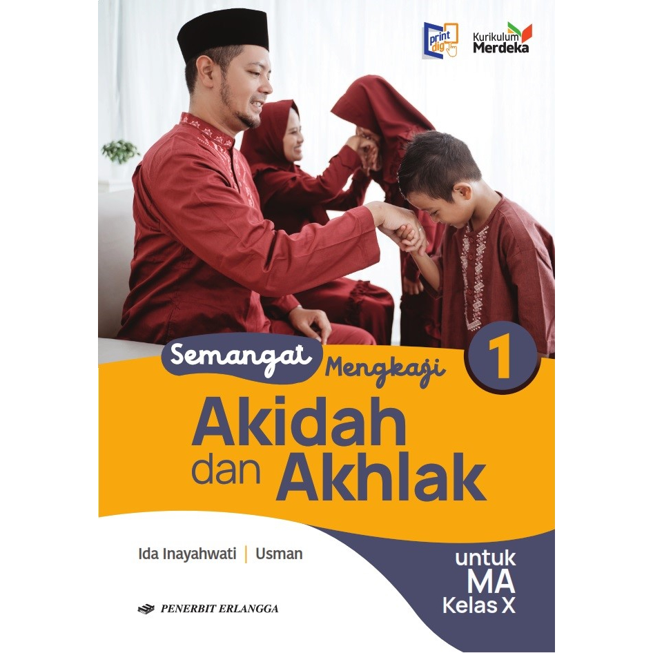 Jual BUKU AKIDAH AKHLAK SMA MA KELAS X XI XII KURIKULUM MERDEKA ERLANGGA | Shopee Indonesia
